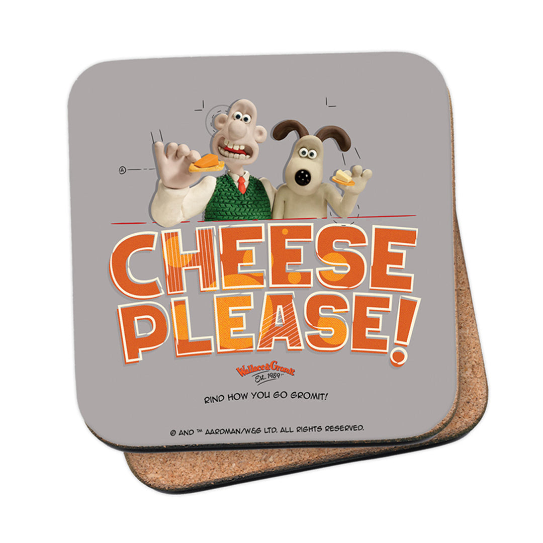 Wallace & Gromit Cheese Please Coaster – Gromit Unleashed Shop