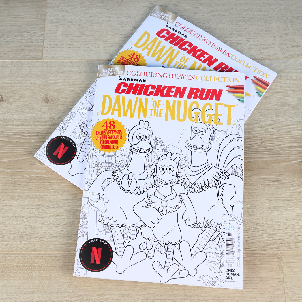 Chicken Run Dawn of the Nugget Colouring Book – Gromit Unleashed Shop