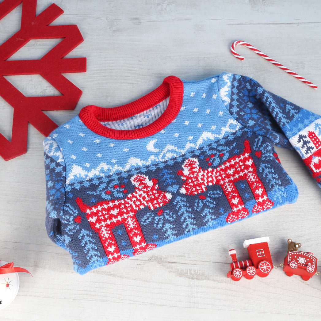 Gromit Knitted FairIsle Children's Christmas Jumper – Gromit Unleashed Shop