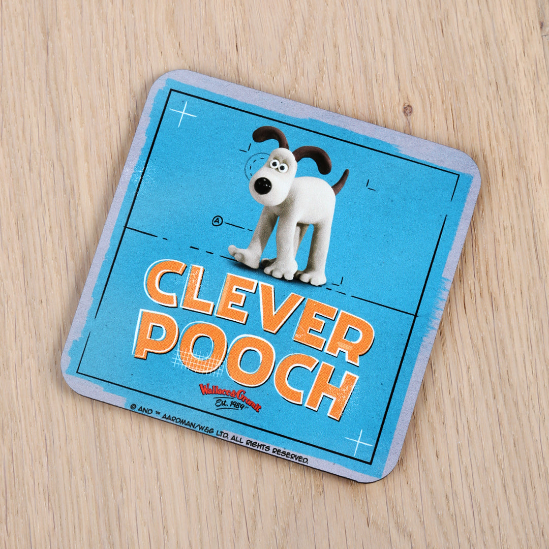 Gromit Clever Pooch Coaster – Gromit Unleashed Shop