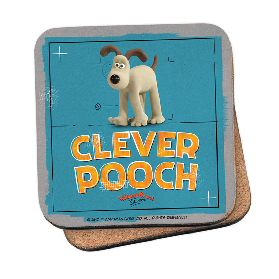 Gromit Clever Pooch Coaster – Gromit Unleashed Shop
