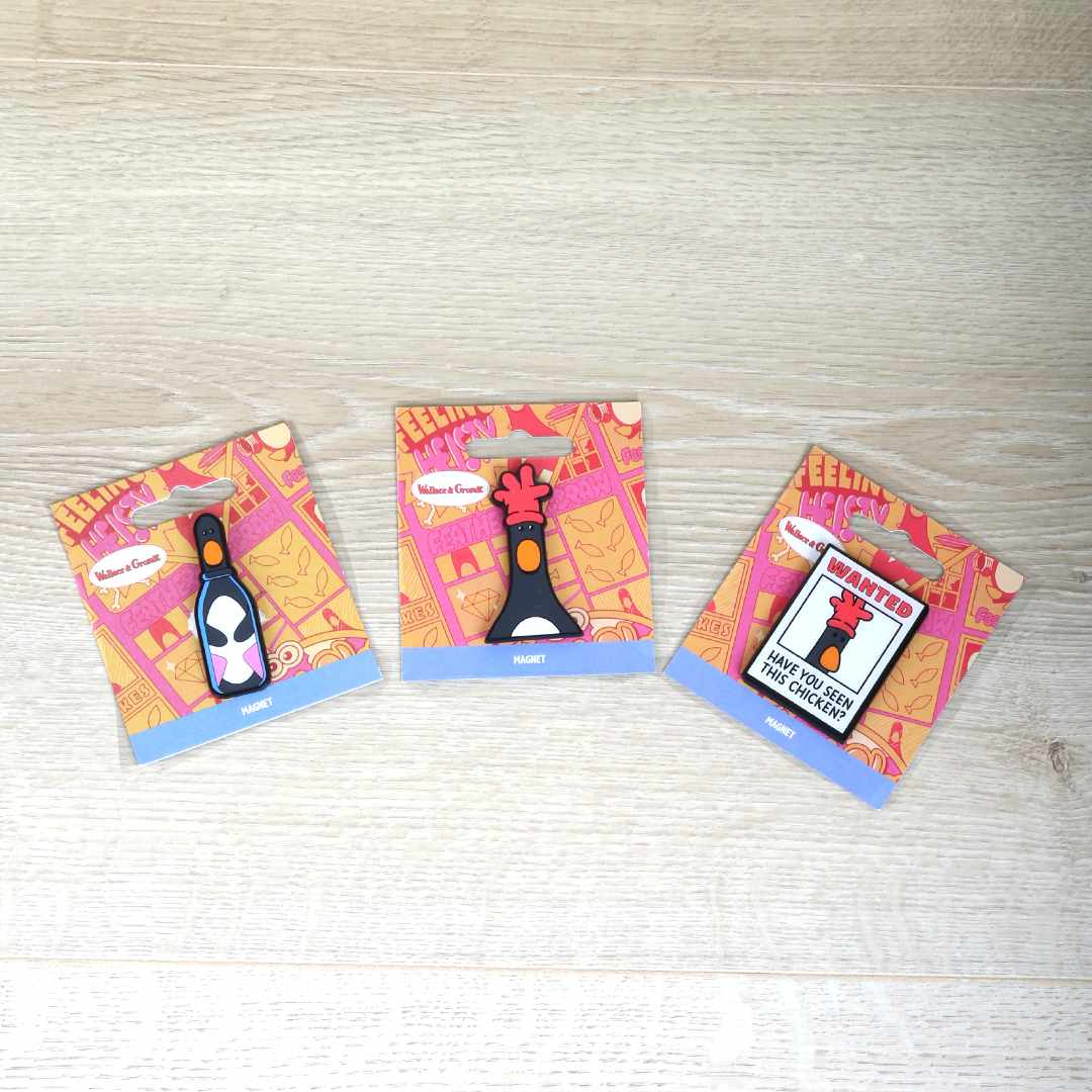 Aardman Character Enamel Pin Badges | Wallace & Gromit, Morph and Shaun ...