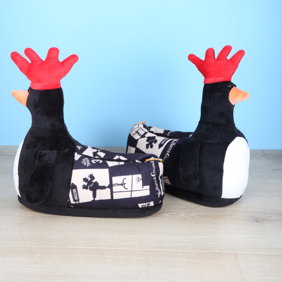 Feathers McGraw Novelty Plush Slippers – Gromit Unleashed Shop