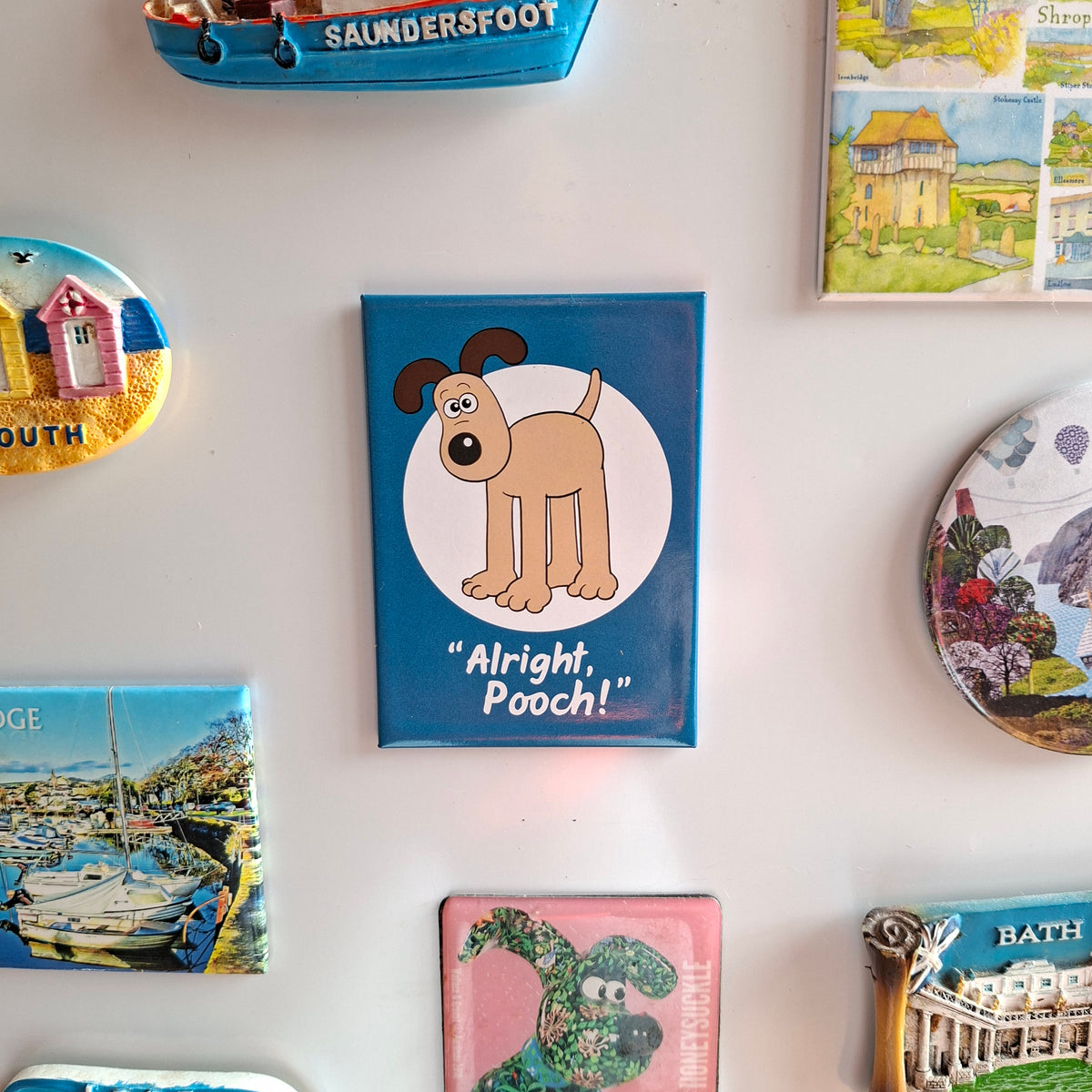 Wallace and Gromit Character Magnets – Gromit Unleashed Shop