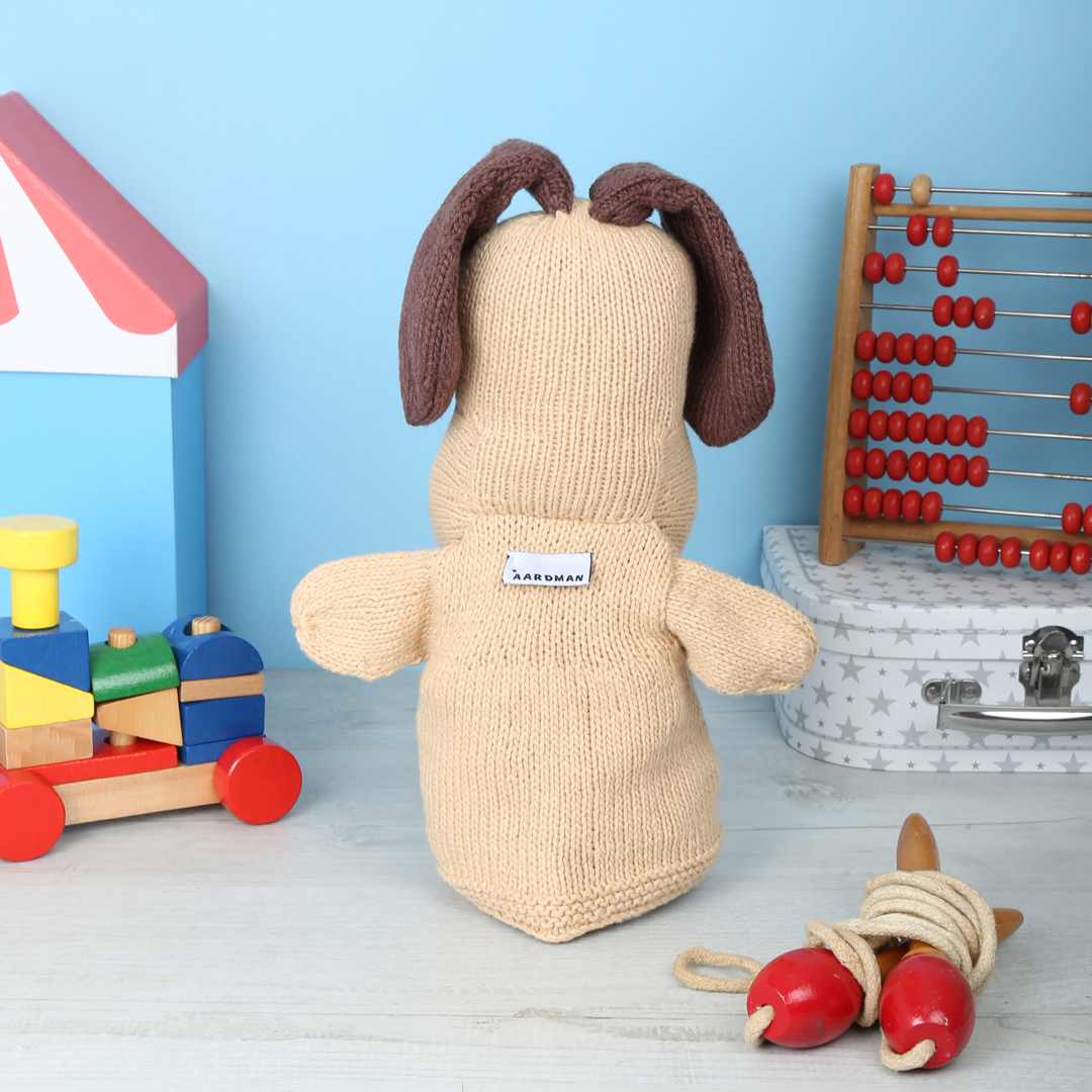 Knitted Gromit Hand Puppet – Gromit Unleashed Shop