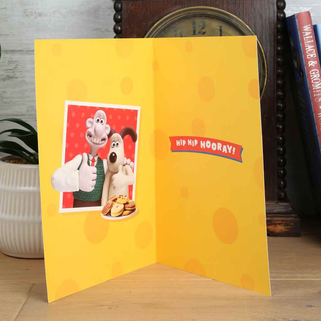 Happy Birthday Dad Cheesy Greetings Card – Gromit Unleashed Shop