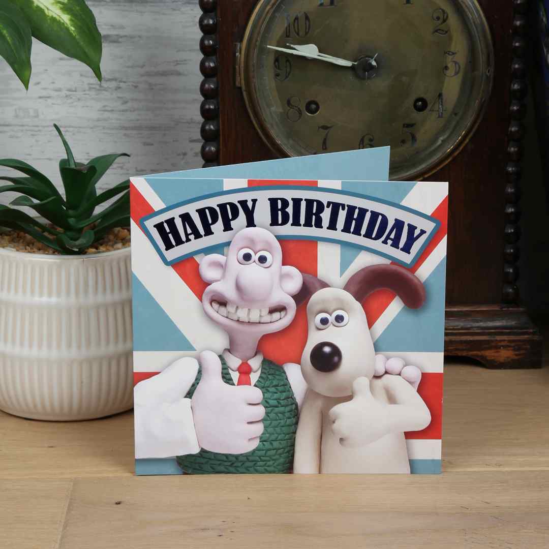 Wallace & Gromit Happy Birthday Card – Gromit Unleashed Shop