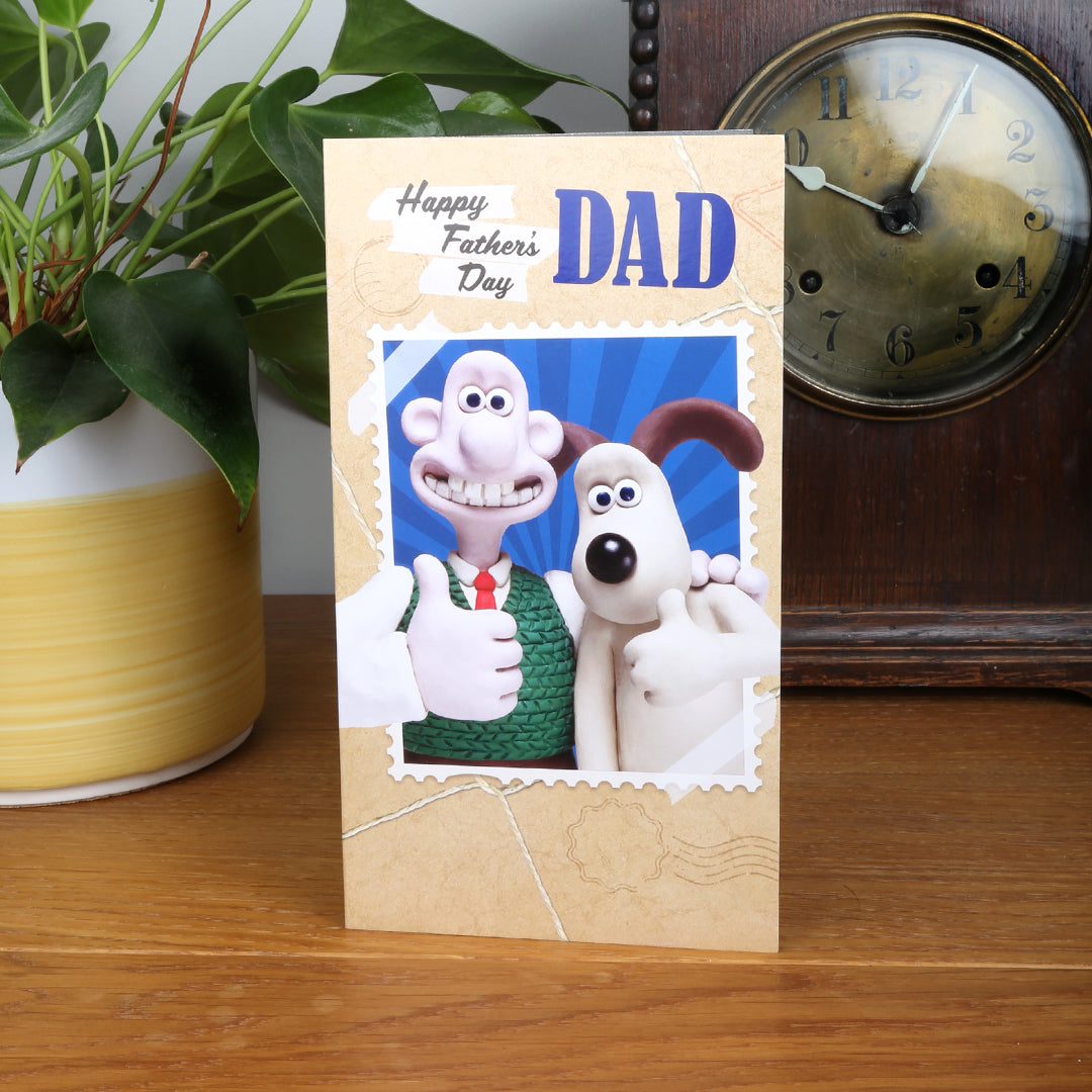 Wallace & Gromit Happy Father's Day, Dad Card – Gromit Unleashed Shop