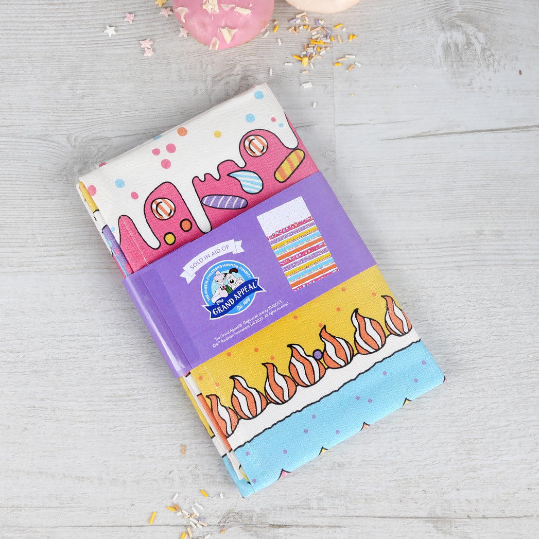 Sprinkles Tea Towel – Gromit Unleashed Shop