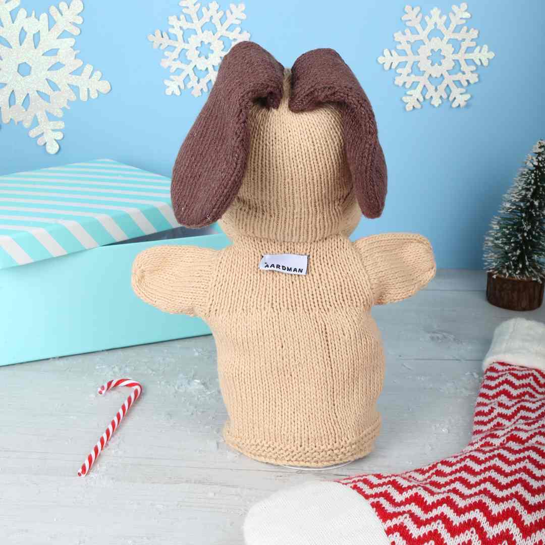 Knitted Gromit Hand Puppet – Gromit Unleashed Shop