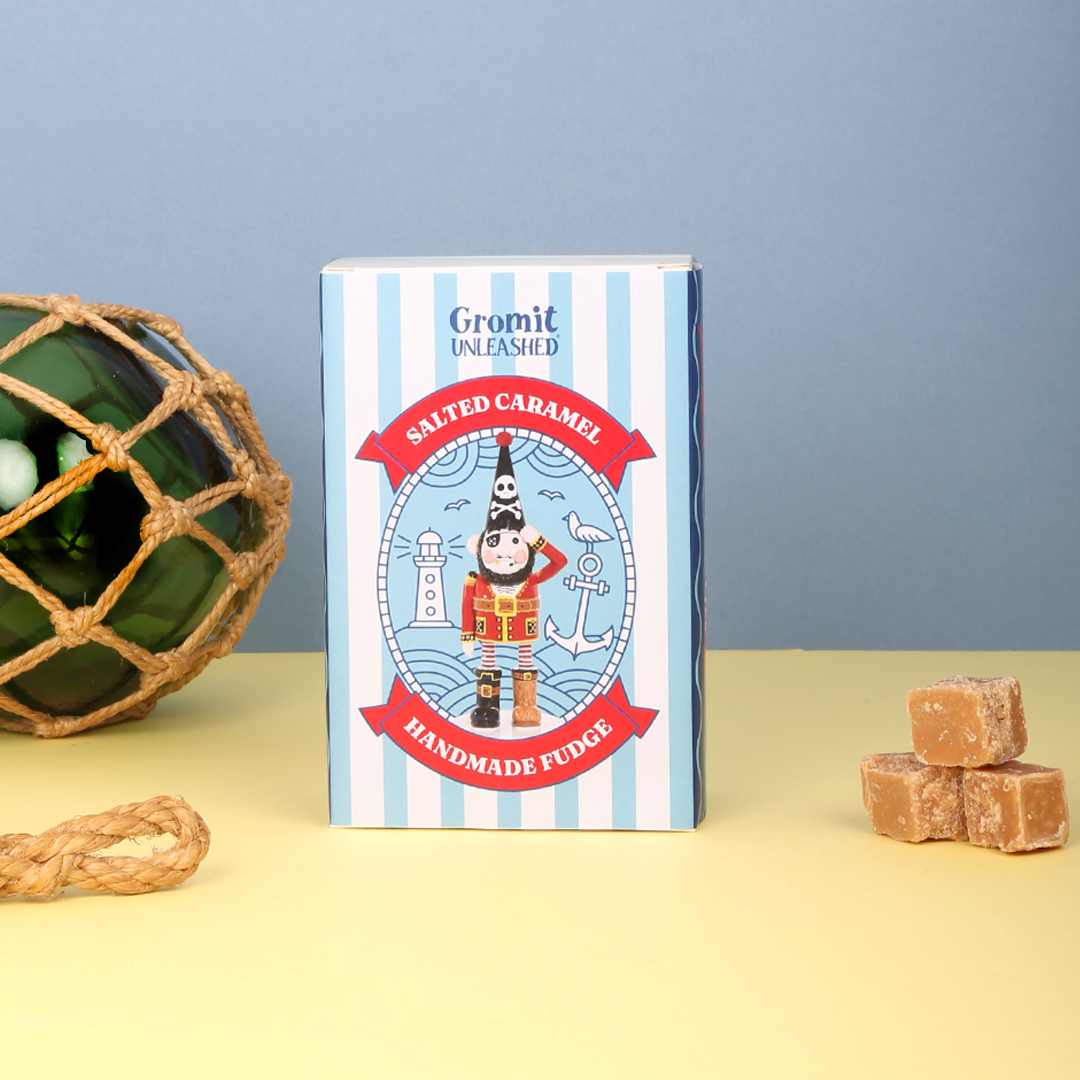 Jolly Roger Salted Caramel Handmade Fudge Box – Gromit Unleashed Shop