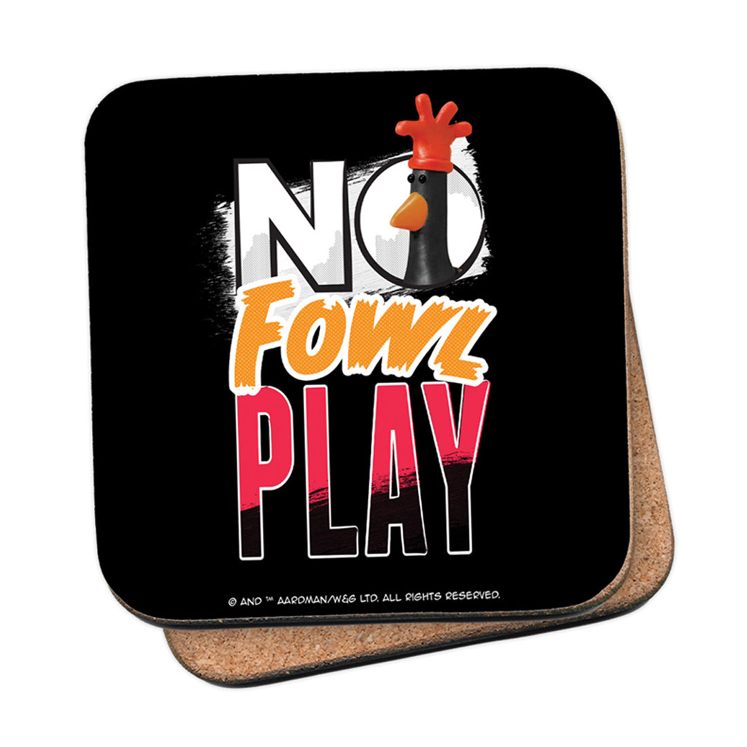 Feathers McGraw No Fowl Play Coaster – Gromit Unleashed Shop