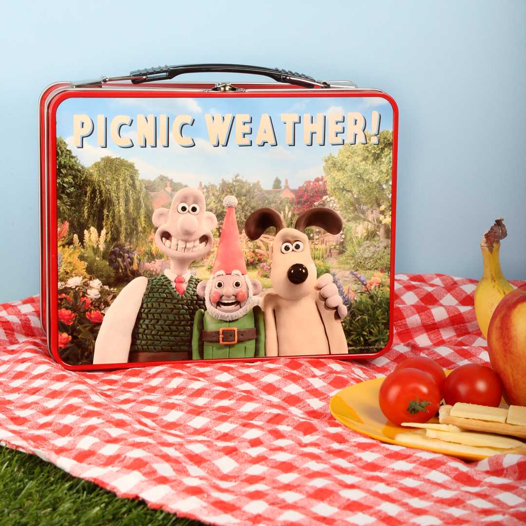 Wallace & Gromit Norbot's Picnic Time Metal Lunch Box – Gromit ...