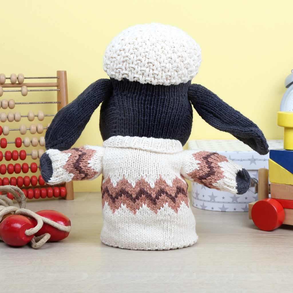 Knitted Shaun The Sheep Hand Puppet – Gromit Unleashed Shop