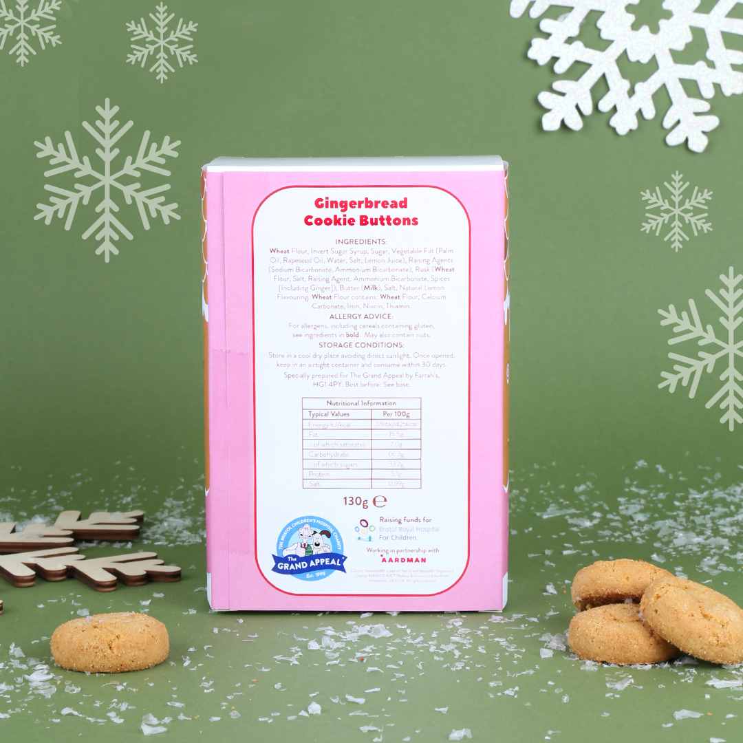The Gingerbird Mini Gingerbread Cookie Buttons Gift Box – Gromit ...