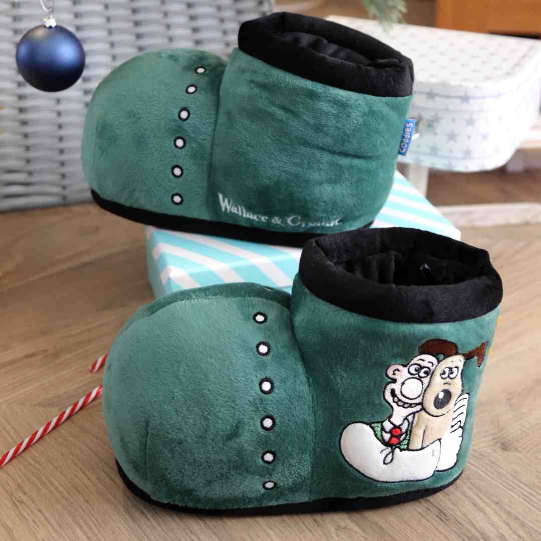 Wallace & Gromit Boot Slippers – Gromit Unleashed Shop