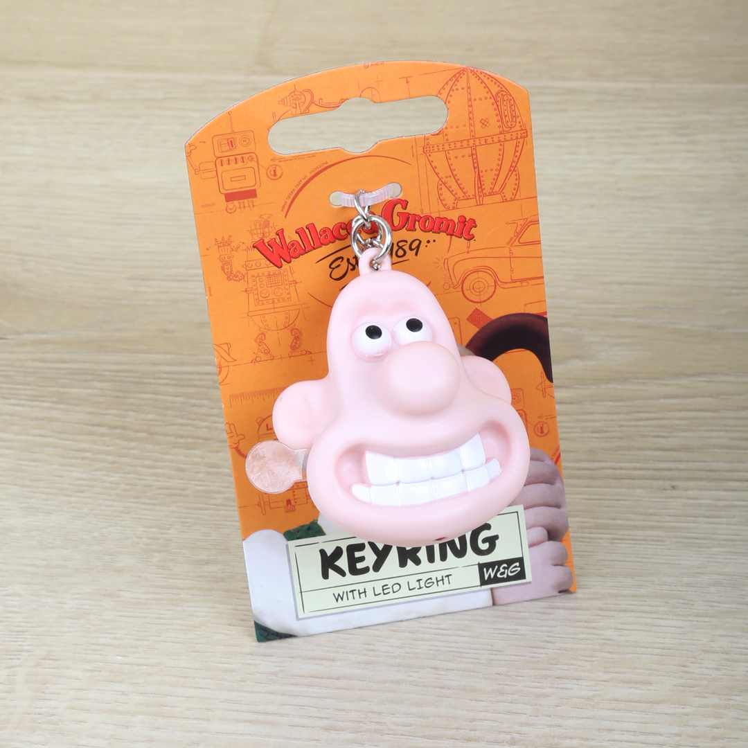 Wallace and Gromit Novelty LED Light-up Keyrings – Gromit Unleashed Shop