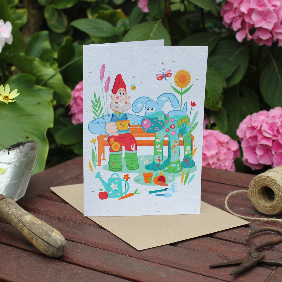 Plantable Wildflower Greetings Card – Gromit Unleashed Shop