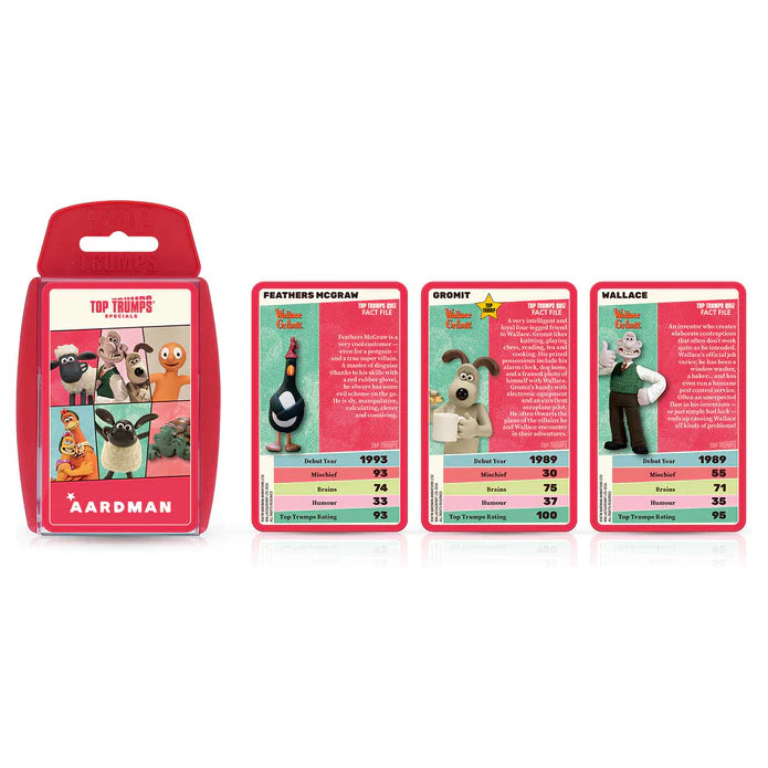 Aardman Top Trumps – Gromit Unleashed Shop