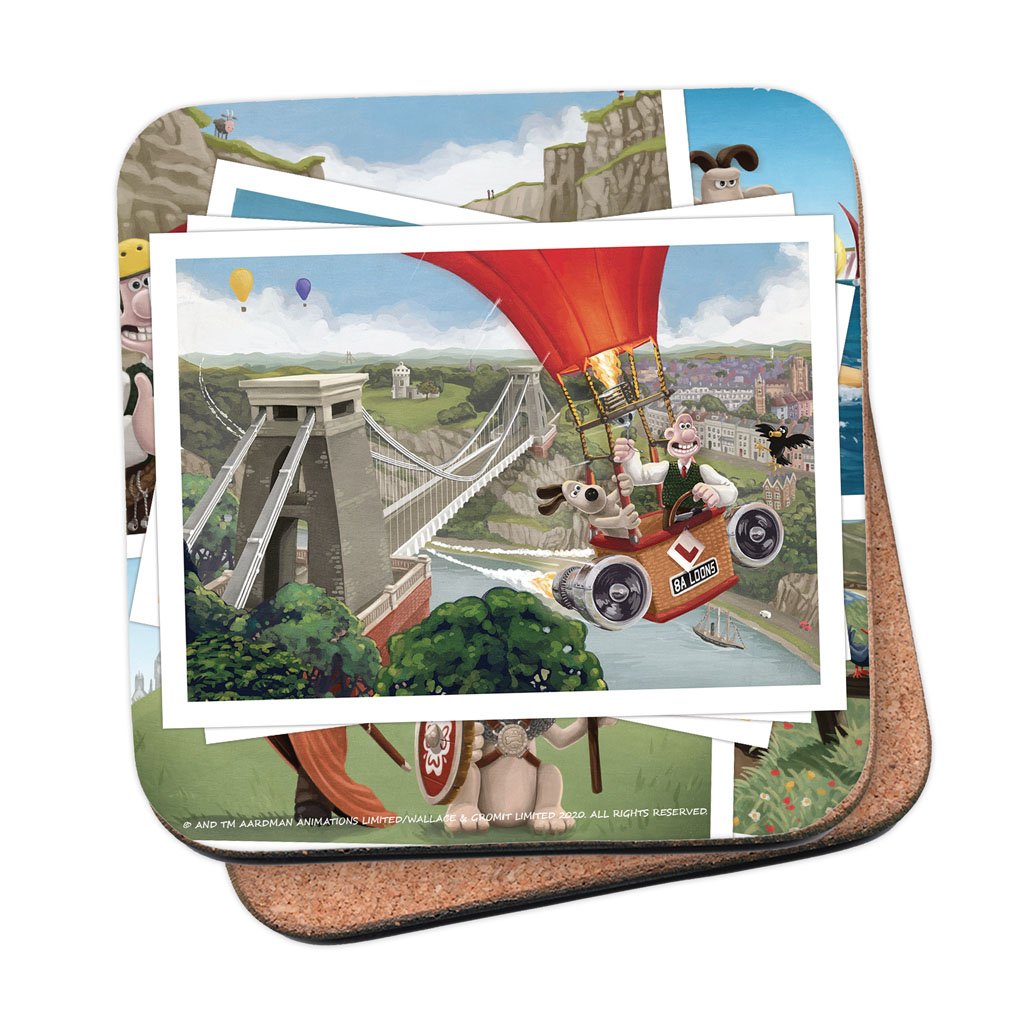 Wallace & Gromit Bristol Balloon Coaster – Gromit Unleashed Shop