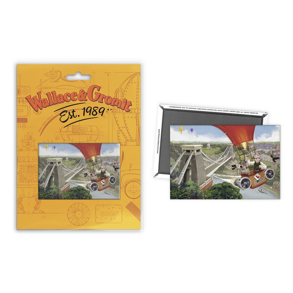 Wallace & Gromit Bristol Balloon Magnet – Gromit Unleashed Shop