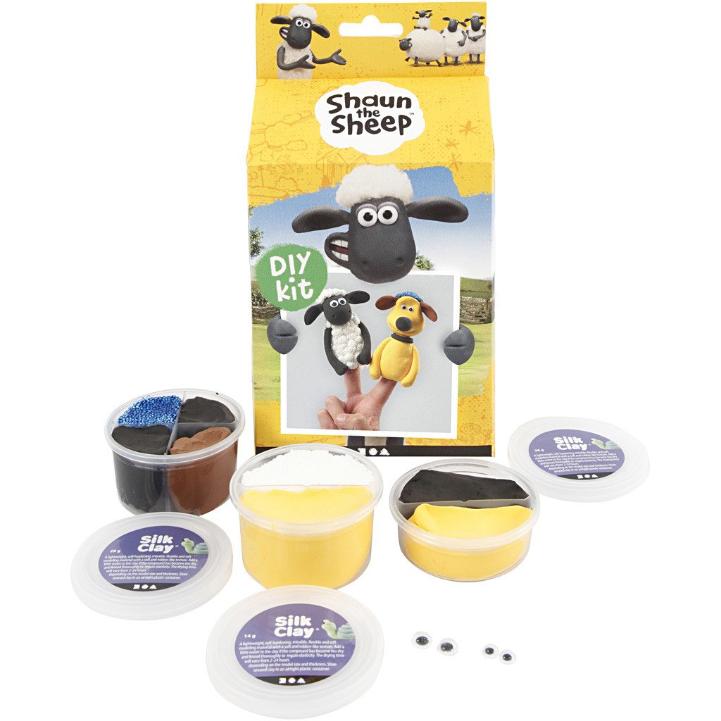 Shaun and Bitzer DIY Finger Puppet Craft Kits – Gromit Unleashed Shop